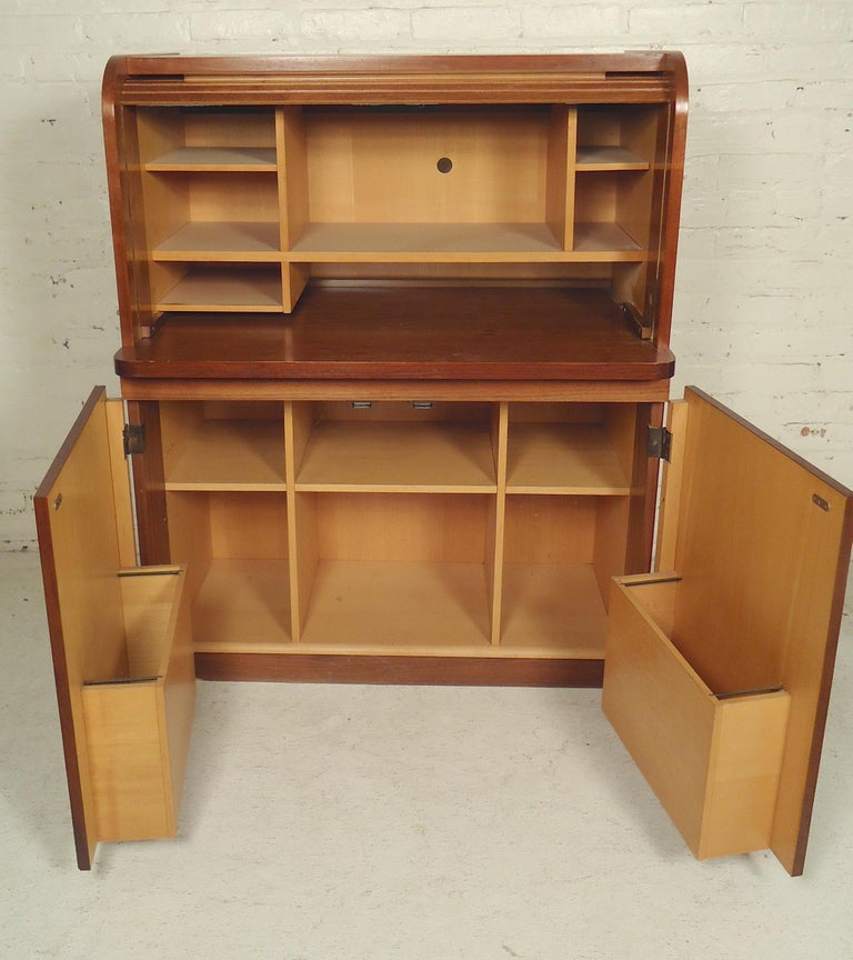 Midcentury Secretary Desk For Sale at 1stDibs | mid century secretary desk