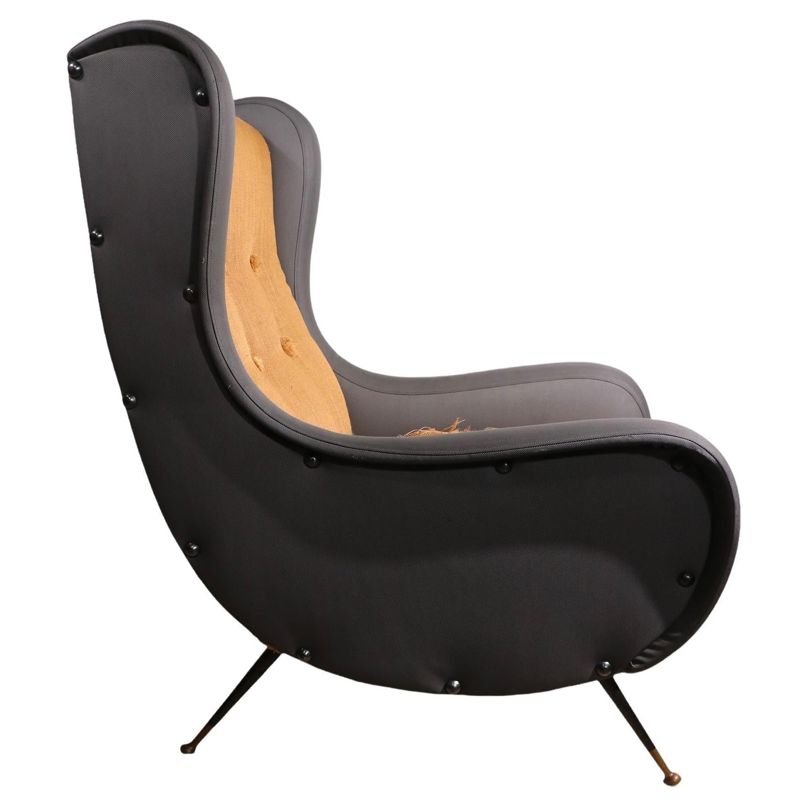 Pair of Arflex Lady Chairs by Marco Zanuso and Ottomans at 1stDibs