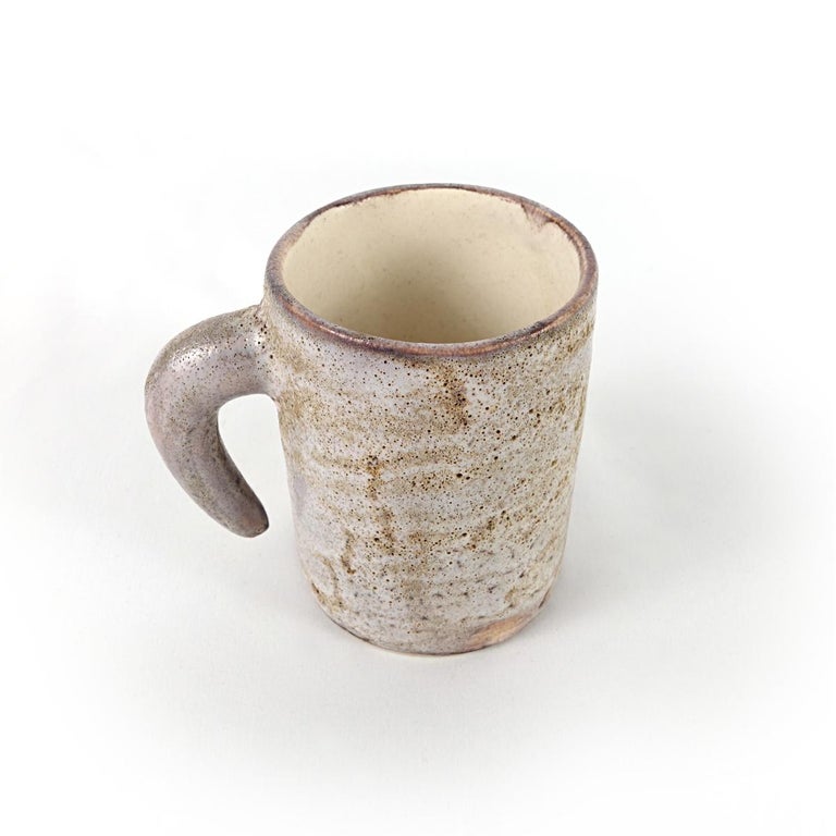 Midcentury Set of 6 Ceramic Mugs by Francis and Josette Bonaudi for ...