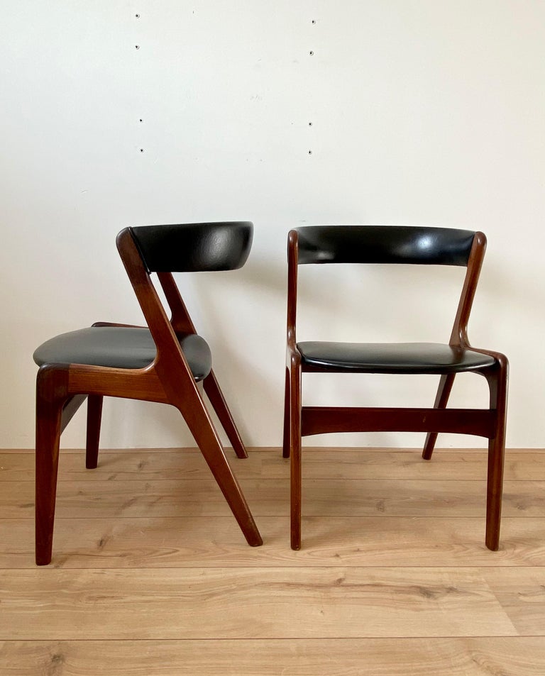 Midcentury Danish Design Dining Chairs By T.H. Harlev for Farstrup ...