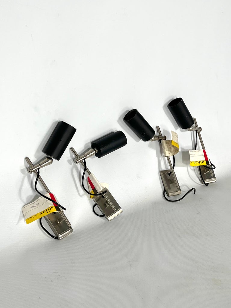 Mid-Century Set of Four Orientable Gloria Model Spotlights by Stilux ...