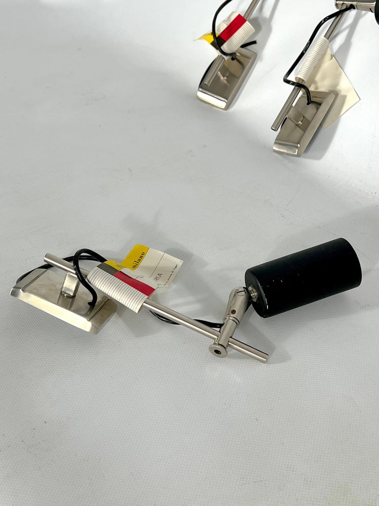 Mid-Century Set of Four Orientable Gloria Model Spotlights by Stilux ...