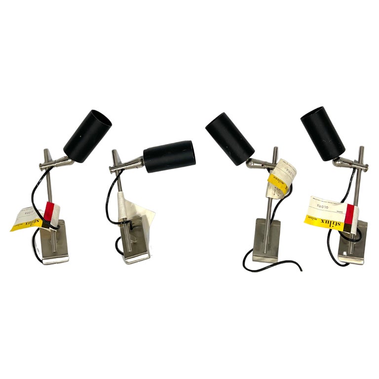 Mid-Century Set of Four Orientable Gloria Model Spotlights by Stilux ...