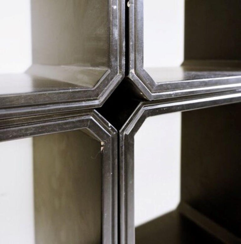 Mid-Century Set of Modular Wooden Cubes For Sale at 1stDibs