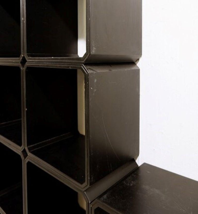 Mid-Century Set of Modular Wooden Cubes For Sale at 1stDibs