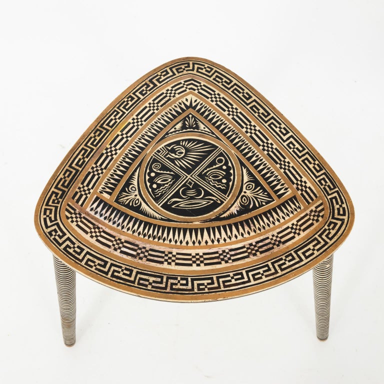 Midcentury Set of Three Pebble Tables at 1stDibs