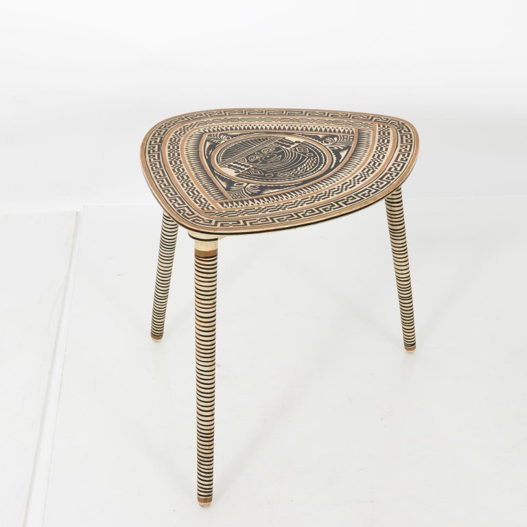 Midcentury Set of Three Pebble Tables at 1stDibs