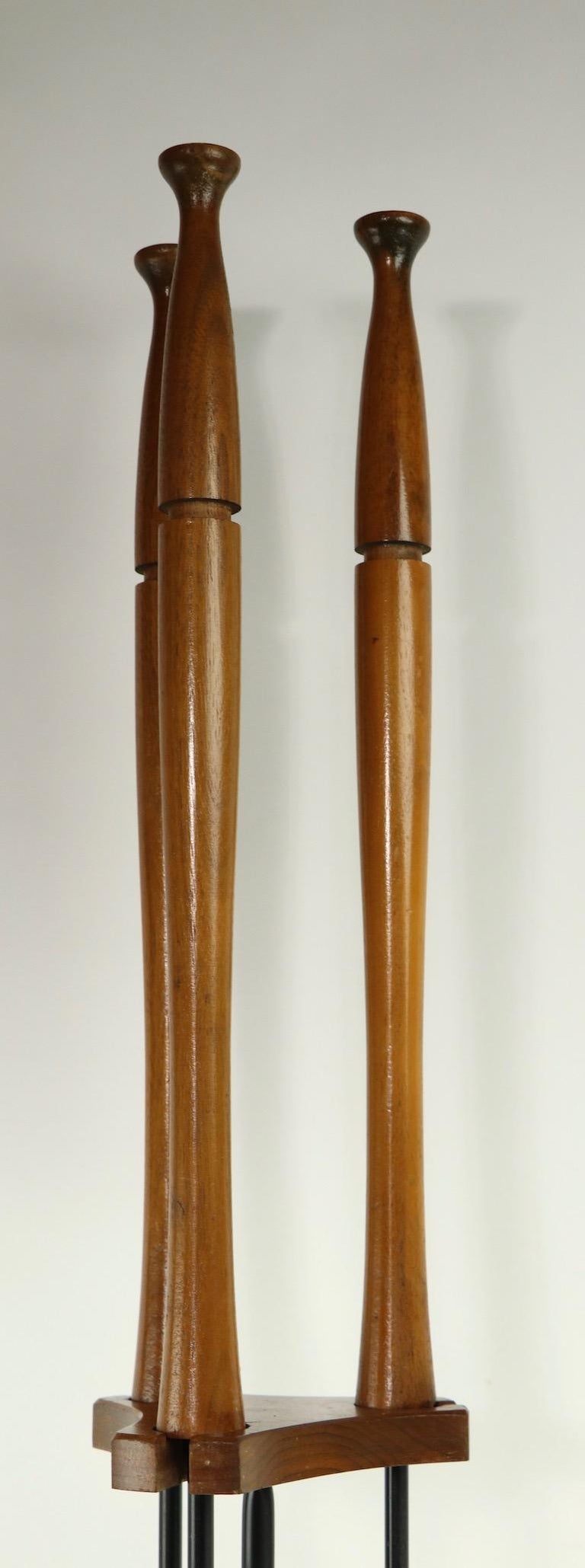 Mid Century Seymour Fireplace Tool Set at 1stDibs