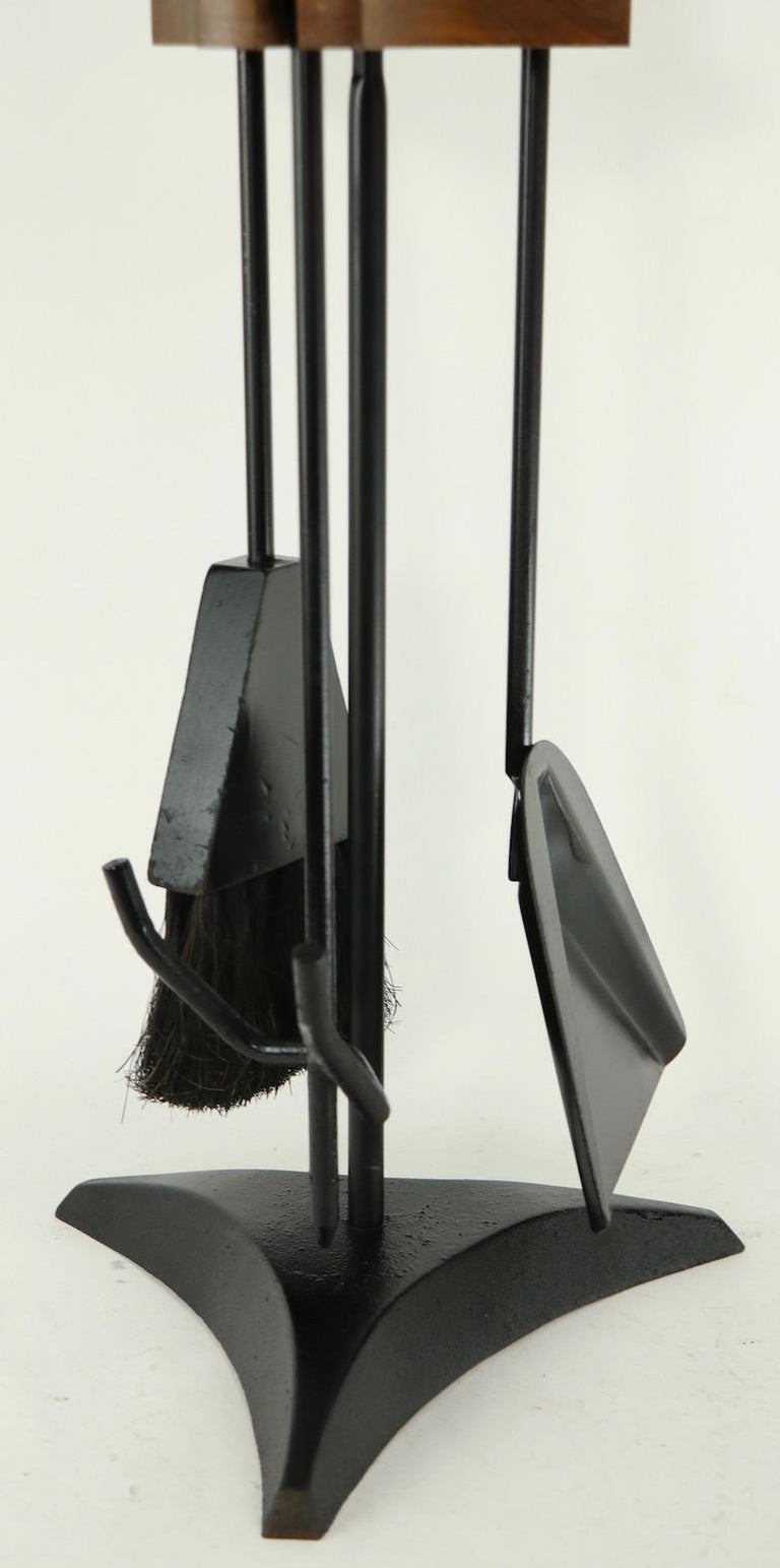 Mid Century Seymour Fireplace Tool Set at 1stDibs