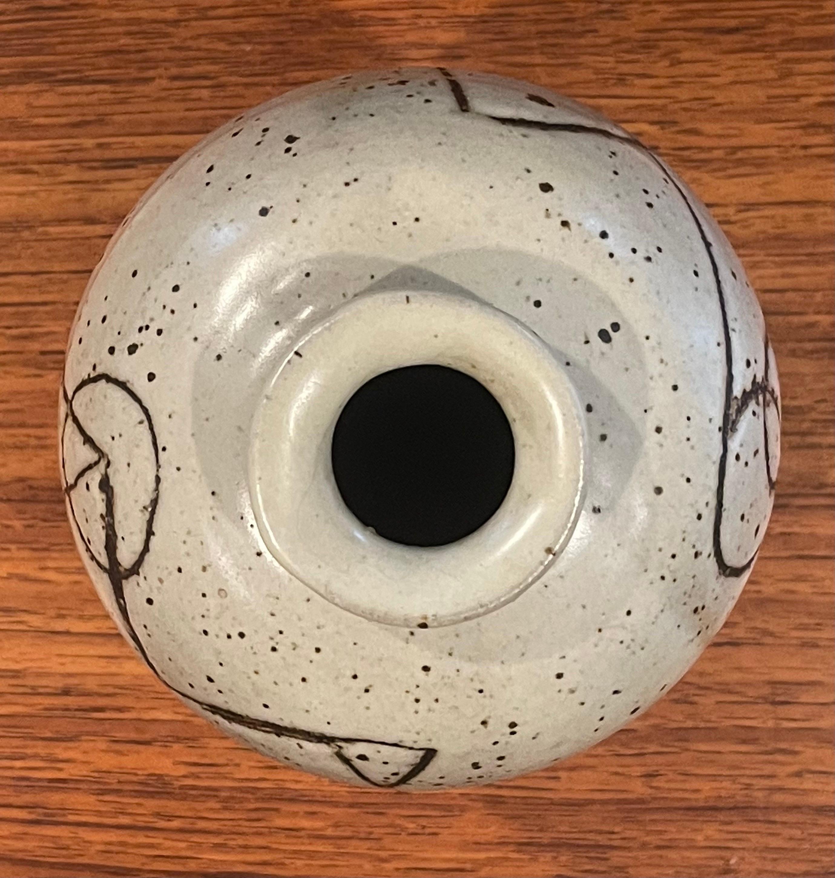 Mid-Century Signed California Studio Pottery Vase at 1stDibs ...