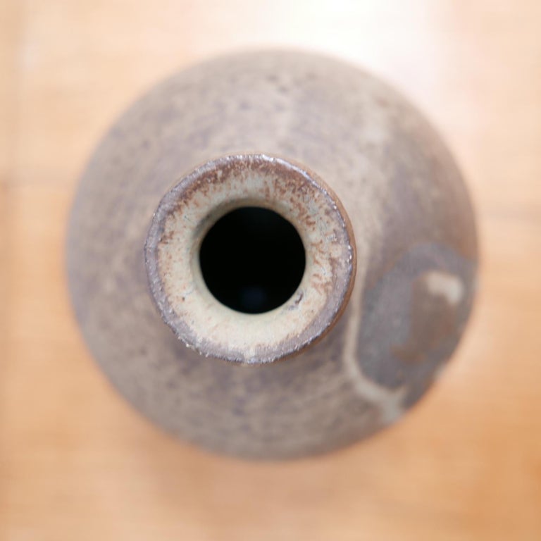 Mid-Century Small Ceramic Artist Vase For Sale at 1stDibs