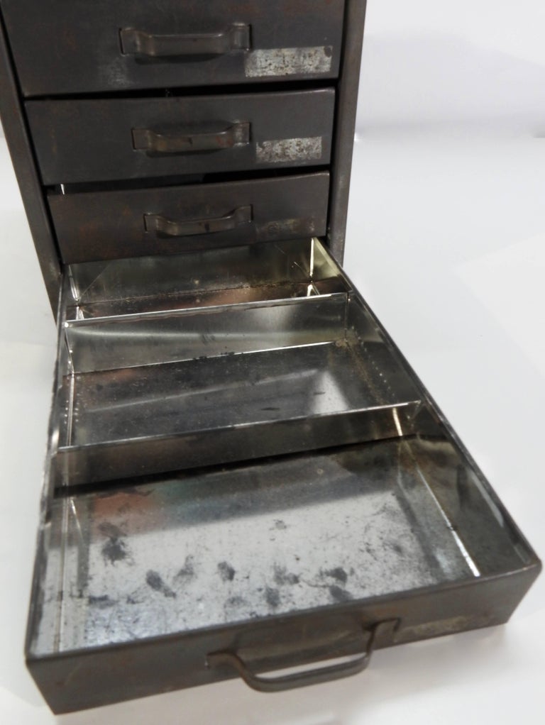 Industrial Metal Box with Drawers Midcentury For Sale at 1stDibs ...