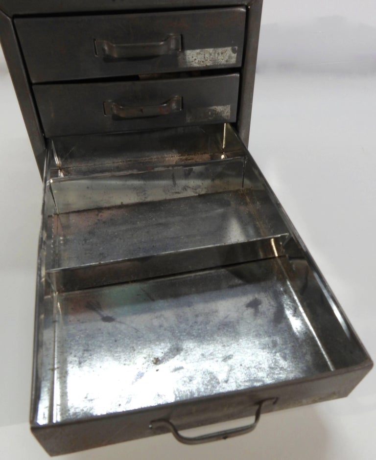 Industrial Metal Box with Drawers Midcentury For Sale at 1stDibs ...