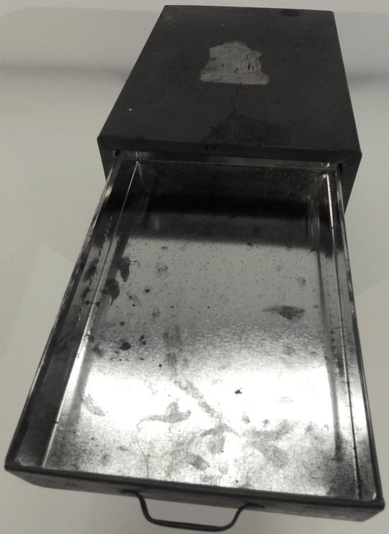 Industrial Metal Box with Drawers Midcentury For Sale at 1stDibs ...