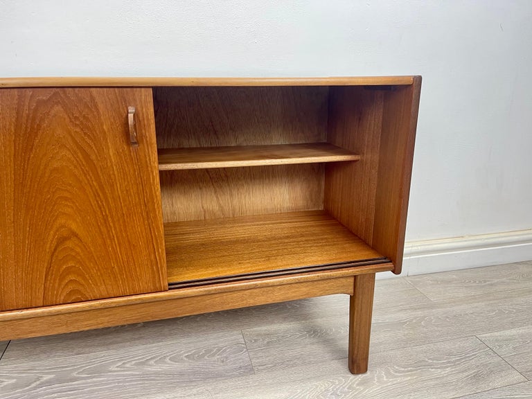Midcentury Small Teak Sideboard For Sale at 1stDibs