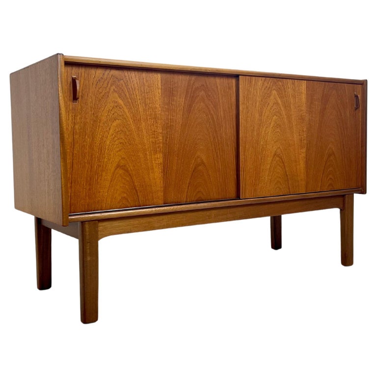Midcentury Small Teak Sideboard For Sale at 1stDibs