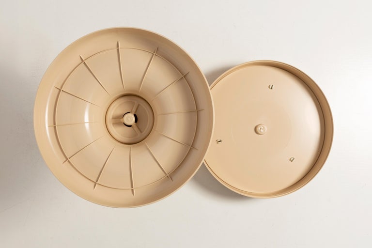 Midcentury Space Age Beige Stool, Germany, 1960s For Sale at 1stDibs