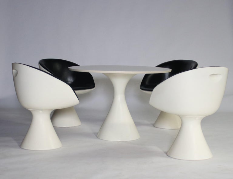 Midcentury Space Age Modern Dining Set by Hollen, Inc at 1stDibs ...