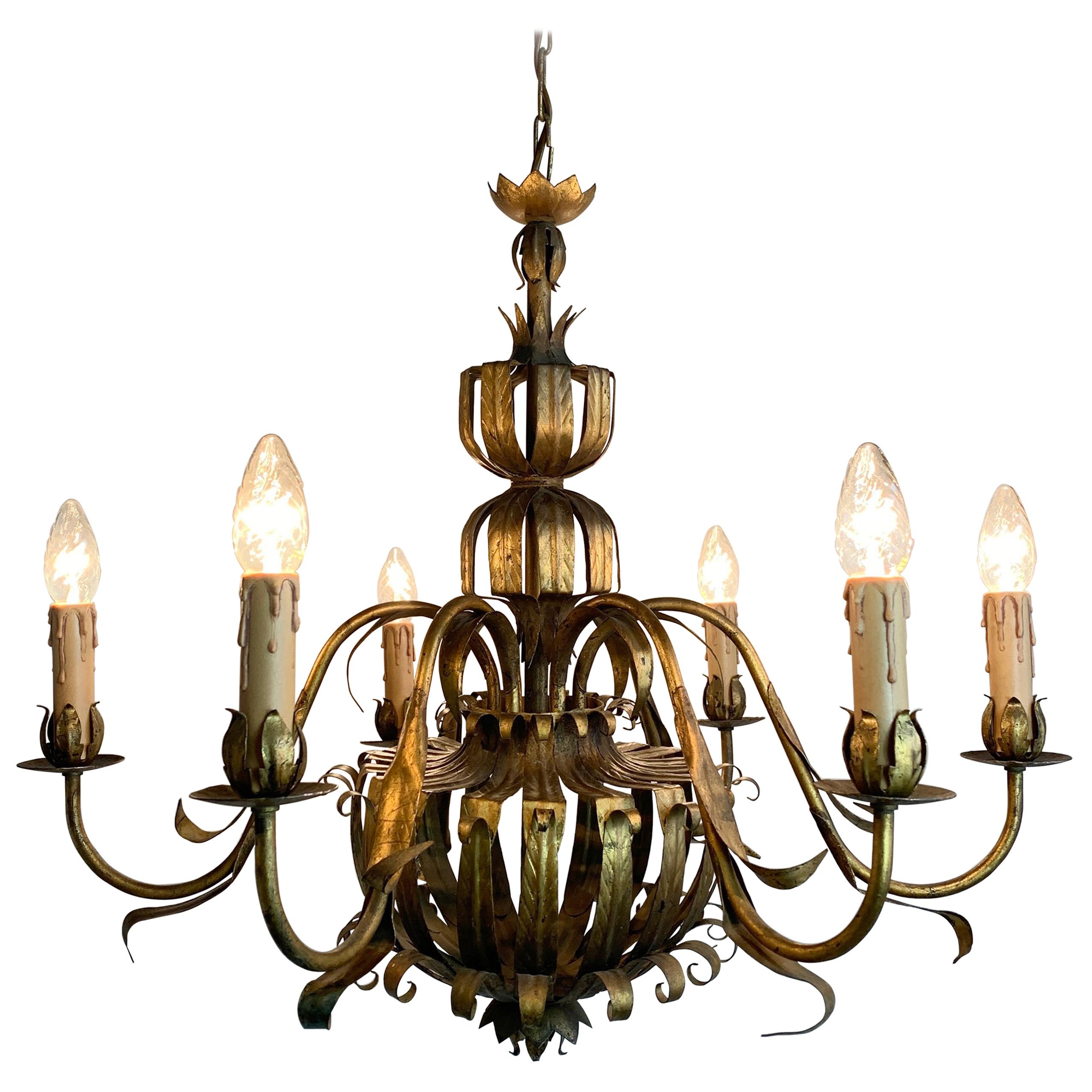 Beautiful 1920's Spanish Revival Chandelier at 1stDibs