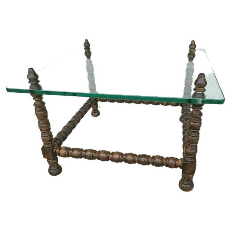 Mid Century Spanish Revival Coffee Side Centre Table For Sale at 1stDibs