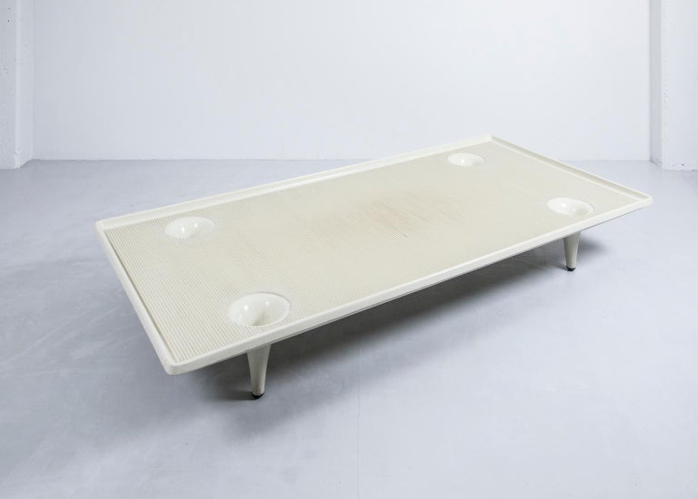 White Midcentury Stackable Daybed by Andreas Christen for H.P. Spengler ...