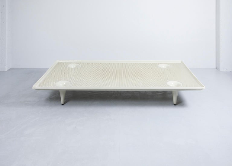 White Midcentury Stackable Daybed by Andreas Christen for H.P. Spengler ...