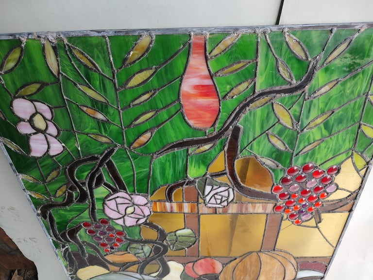 Midcentury Stained Glass Window Panels by Rainbow Studios NY, circa ...