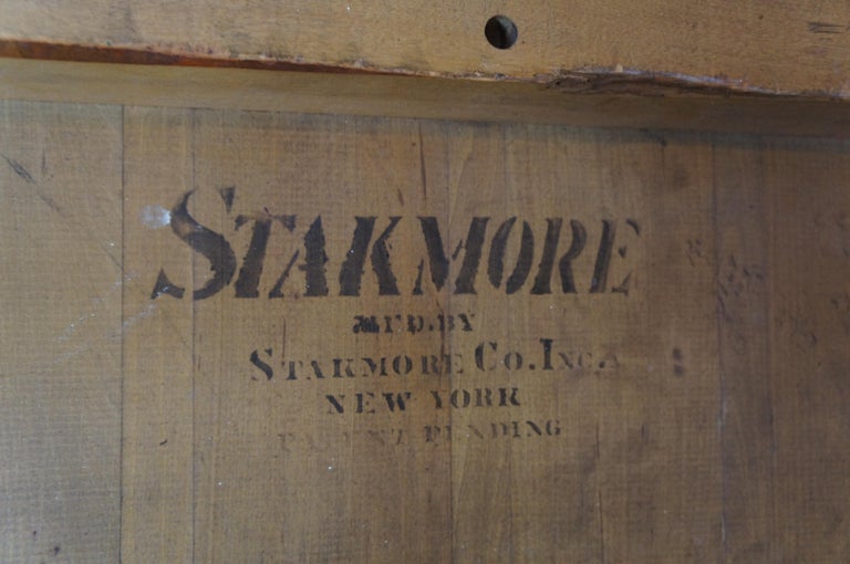 Mid Century Stakmore Folding Work Table Picnic Rustic Country Farmhouse ...