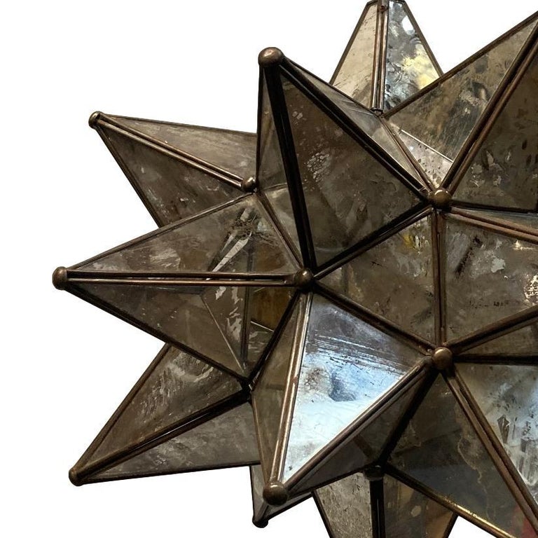 Midcentury Star Shaped Light Fixture For Sale at 1stDibs | star shaped ...