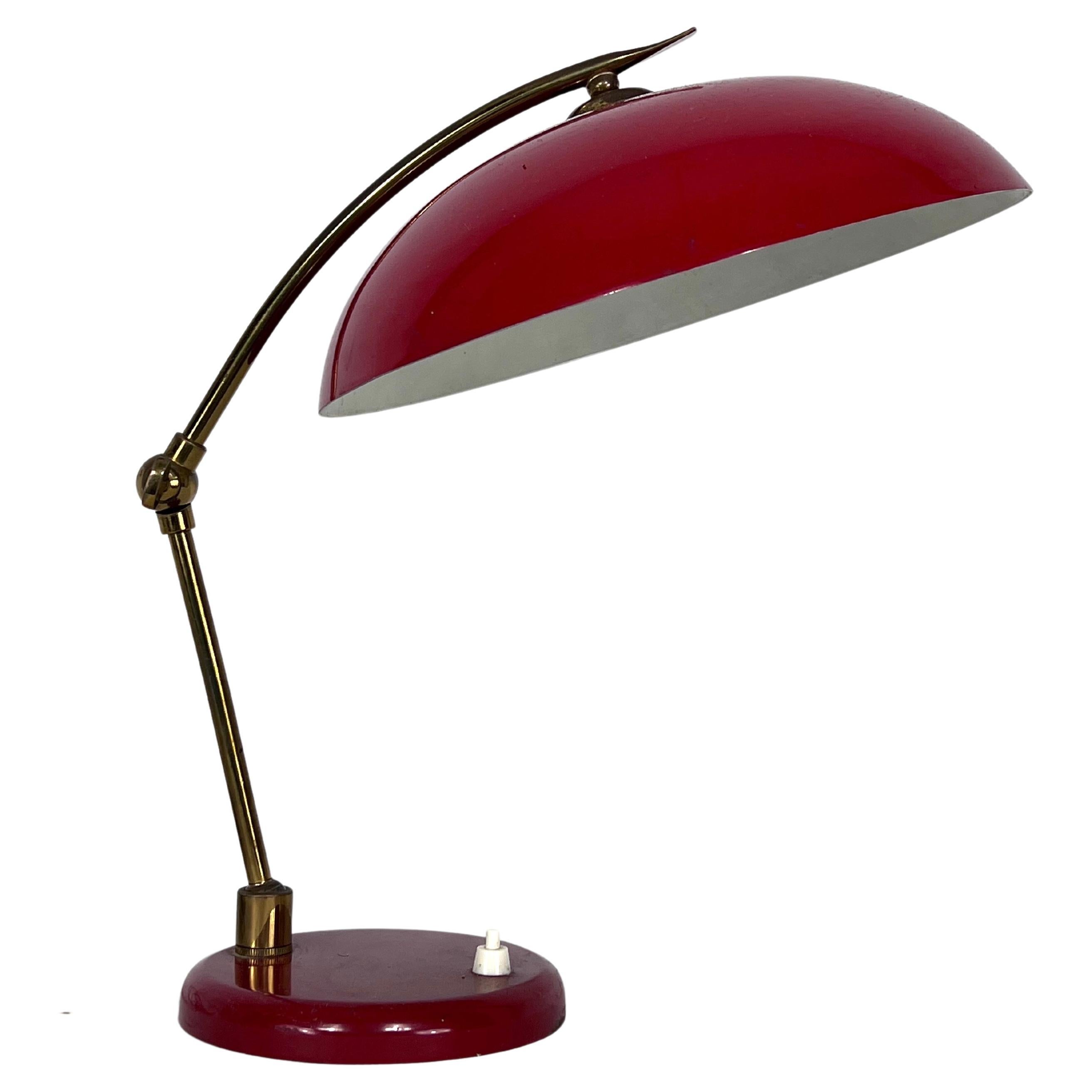 Mid-century Italian brass and marble table lamp from 50s For Sale at ...