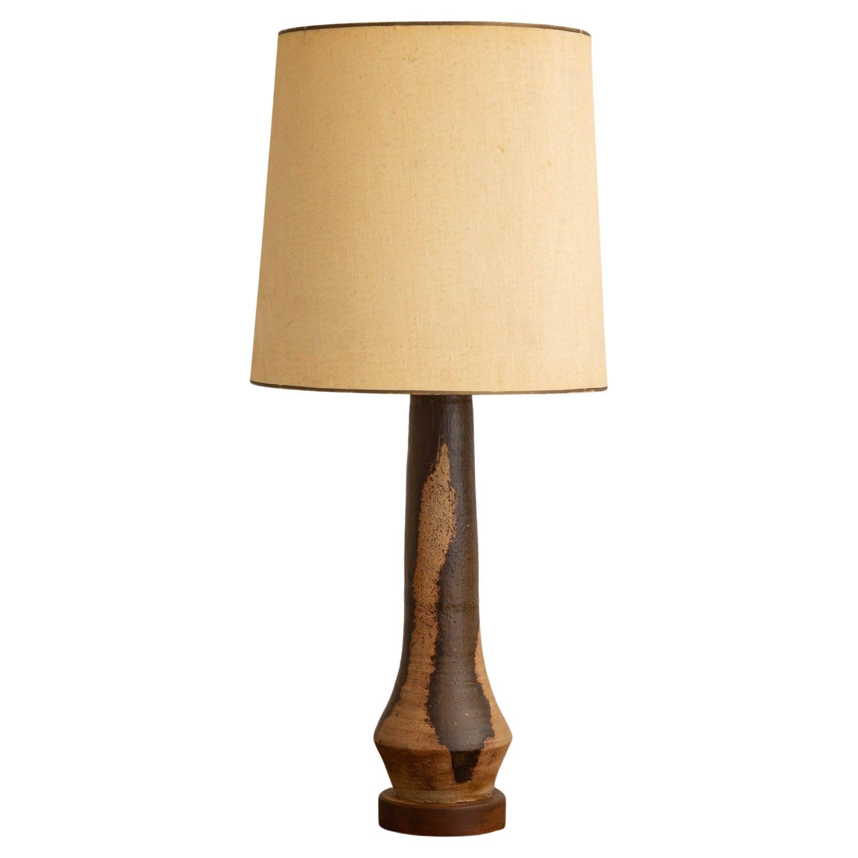 Fabulous Studio Pottery Lamp by Troika at 1stDibs