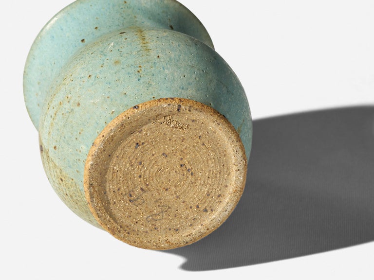 Mid Century Studio Pottery Vase For Sale at 1stDibs