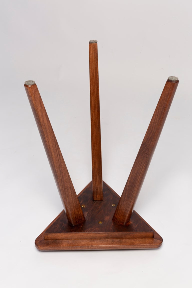 Mid Century Style Triangle Stool in Nouvelles Vagues, by Vintola Studio ...