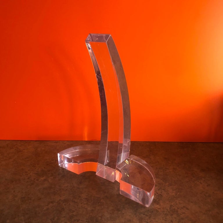 Midcentury Stylized Lucite Three-Piece Phallic Sculpture For Sale at ...