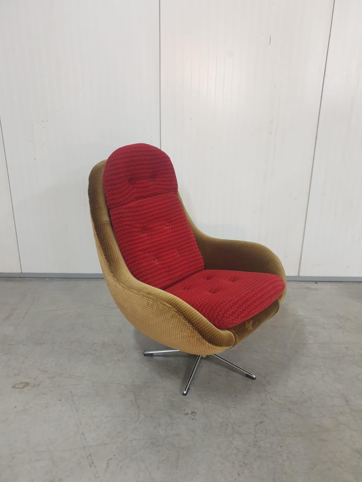 Mid Century swivel chair by UP Zavody, 1970´s For Sale at 1stDibs