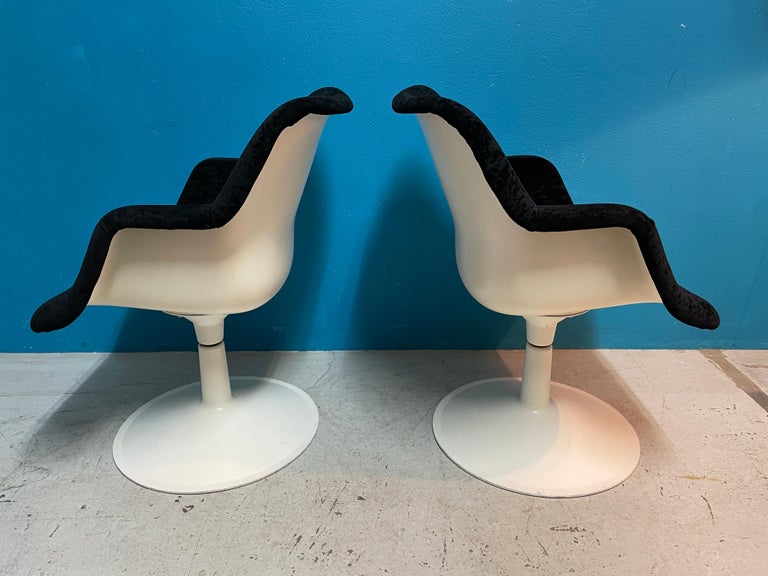 Mid-Century Swivel Chairs / Arm Chairs by Yrjö Kukkapuro for Haimi ...