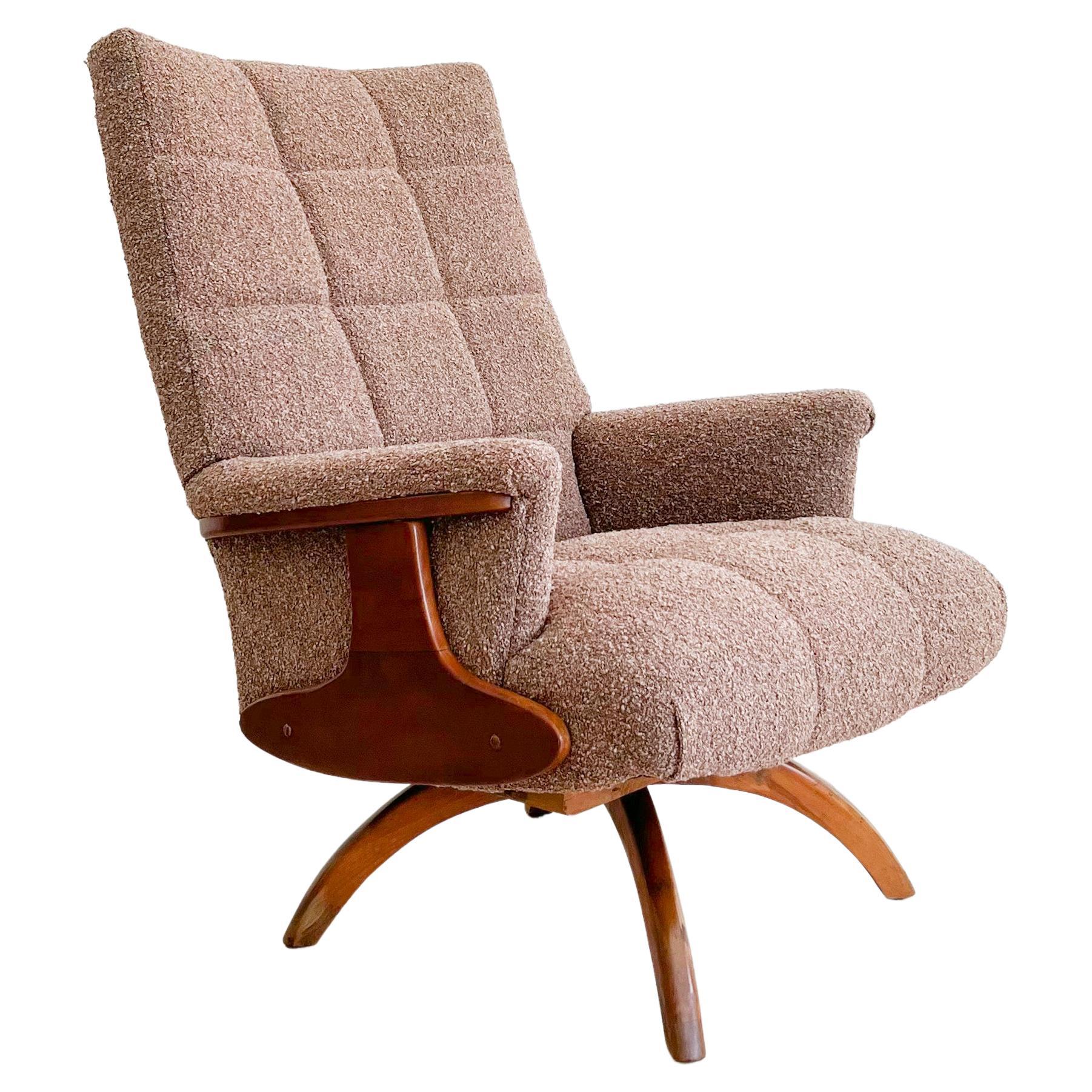 Midcentury Swivel Lounge Chairs For Sale at 1stDibs