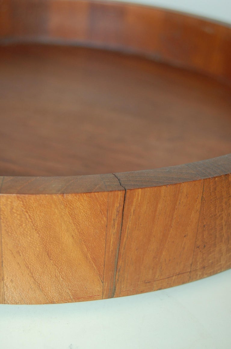 Midcentury Teak Stainless Steel Salad Serving Bowl Cobblewood Lundtofte ...