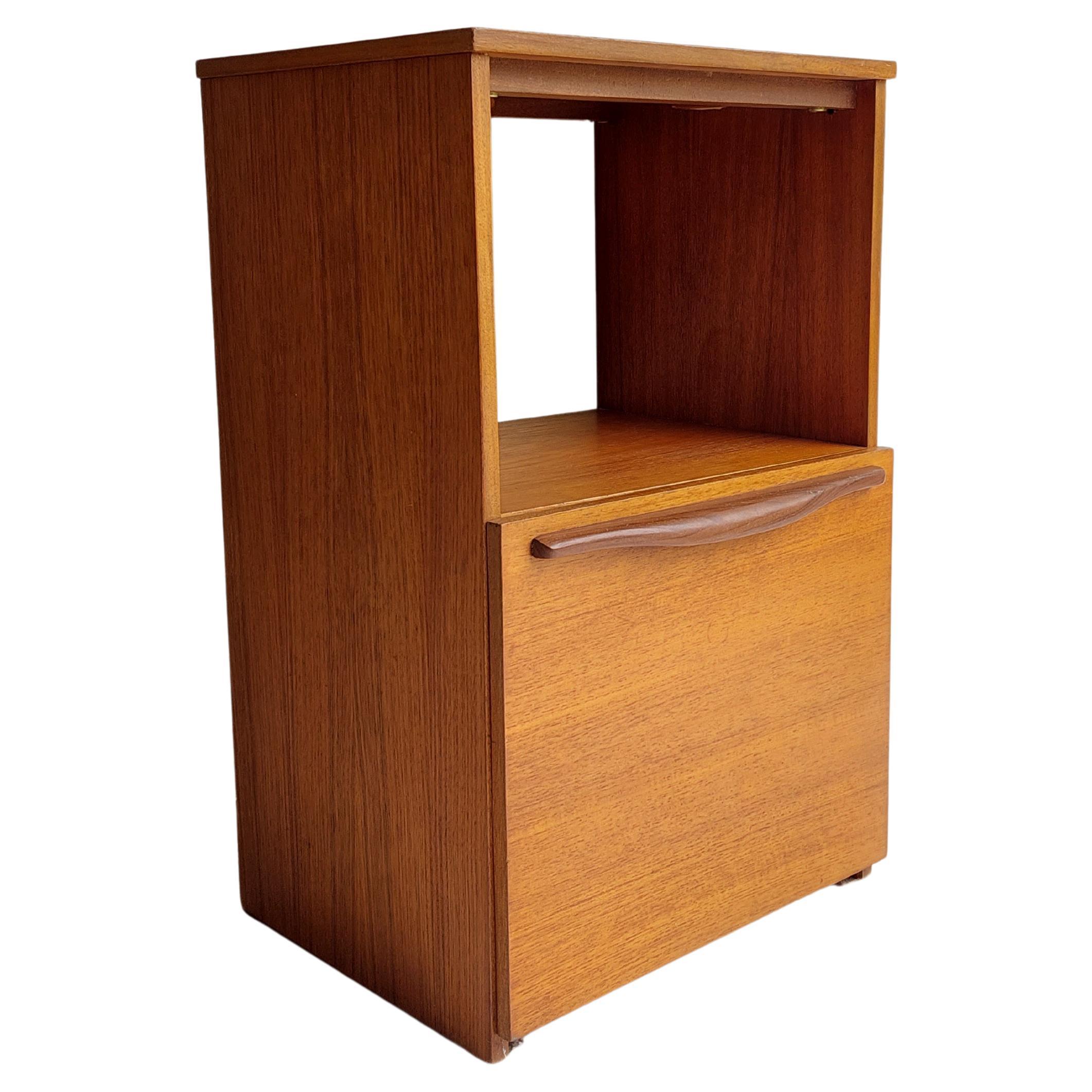 Solid Teak Nightstand by Poul Hundevad for Jesper International For ...