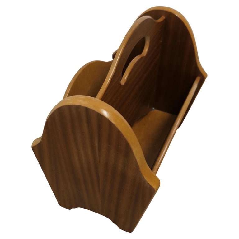 Midcentury Teak Canterbury or Magazine Rack, This Is a Pretty Little ...