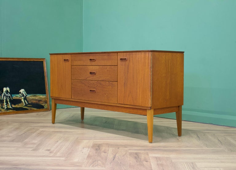 Mid Century Teak Compact Sideboard from Austinsuite, 1960s at 1stDibs