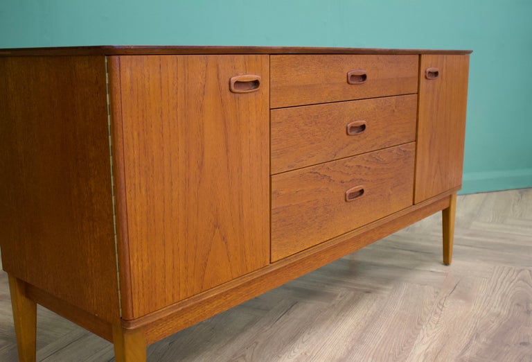 Mid Century Teak Compact Sideboard from Austinsuite, 1960s at 1stDibs