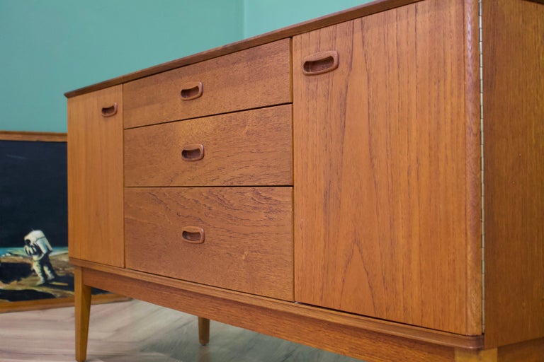 Mid Century Teak Compact Sideboard from Austinsuite, 1960s at 1stDibs