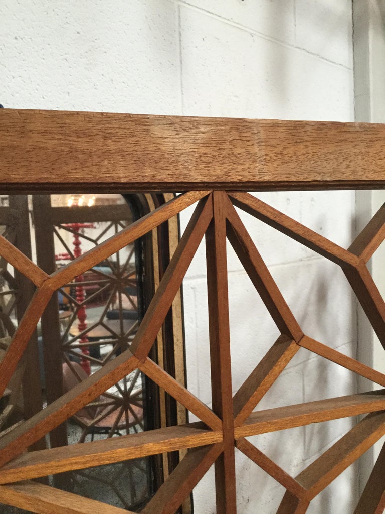 Midcentury Teak Cut-Out Room Divider / Screen at 1stDibs | teak room ...