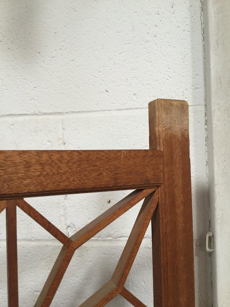 Midcentury Teak Cut-Out Room Divider / Screen at 1stDibs | teak room ...