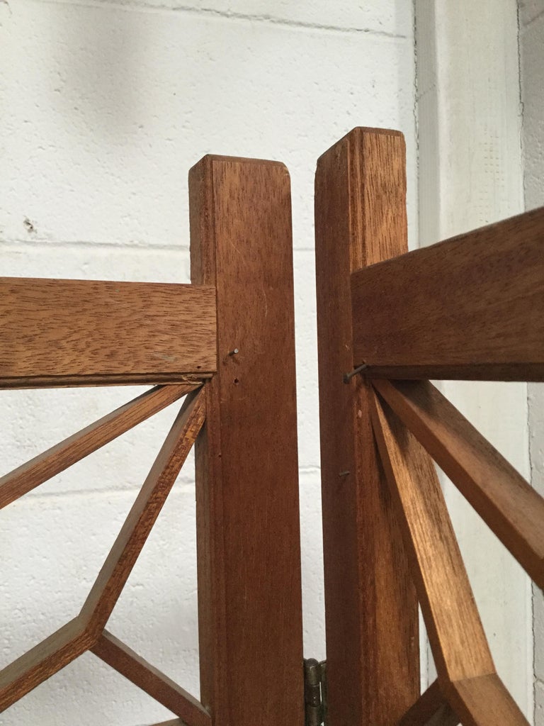 Midcentury Teak Cut-Out Room Divider / Screen at 1stDibs | teak room ...