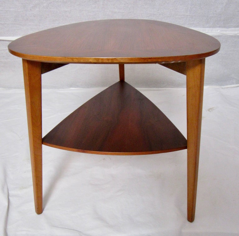 Midcentury Teak End Table by Holger Georg Jensen for Kubus, circa 1960 ...