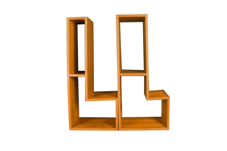 Mid Century Teak Expanding Bookcases Pair For Sale at 1stDibs