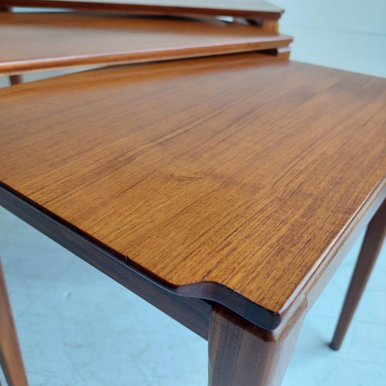 Mid Century Teak Nest of Tables by Richard Hornby for Fyne Ladye, 1960s ...