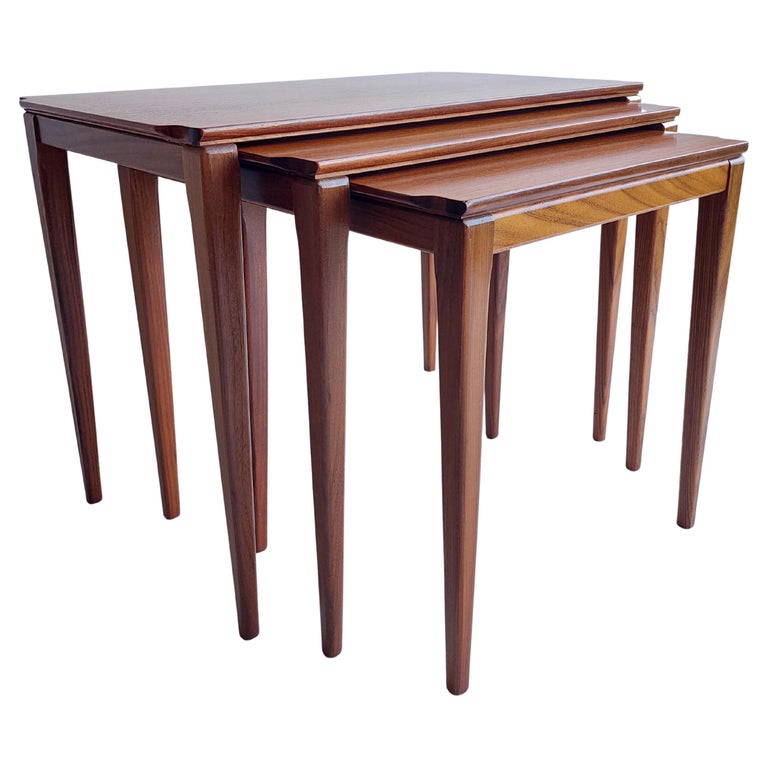 Mid Century Teak Nest of Tables by Richard Hornby for Fyne Ladye, 1960s ...